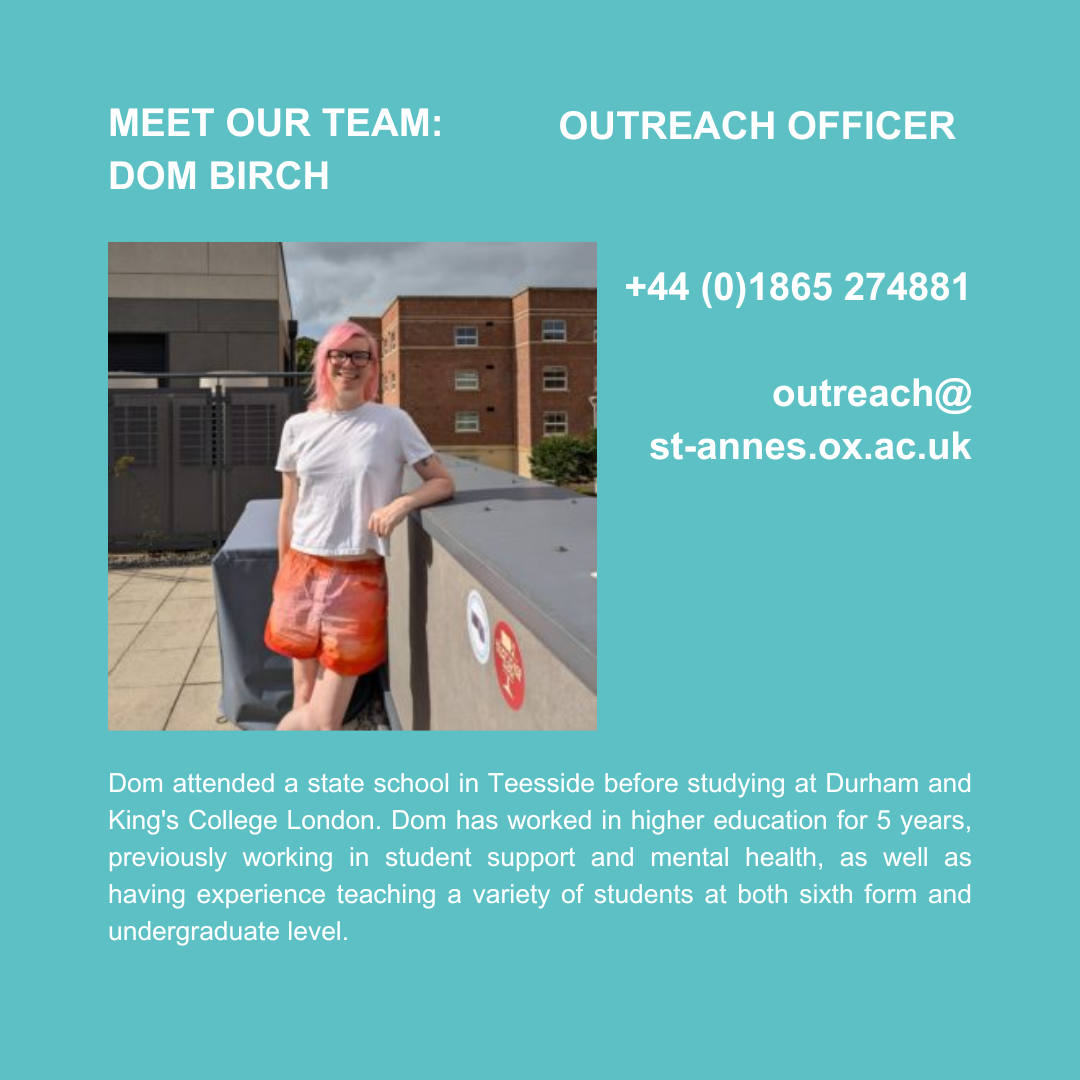 Outreach At St Anne's | St Anne's College, Oxford